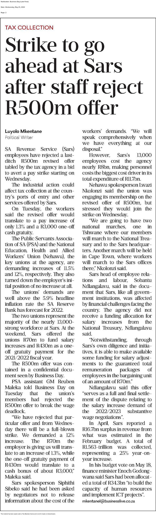 Home [www.psa.co.za]